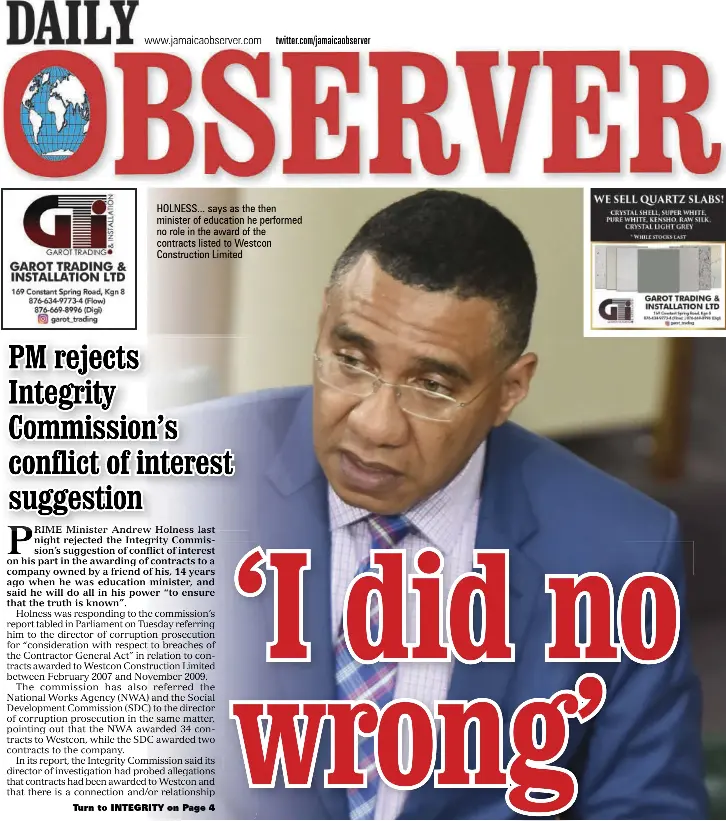 ‘I did no wrong’ - PressReader