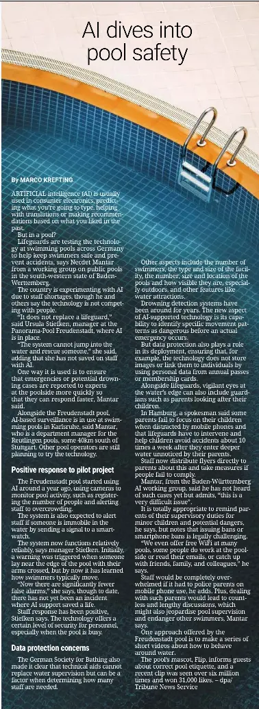 AI dives into pool safety - PressReader
