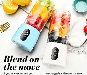 Blend on the move - PressReader