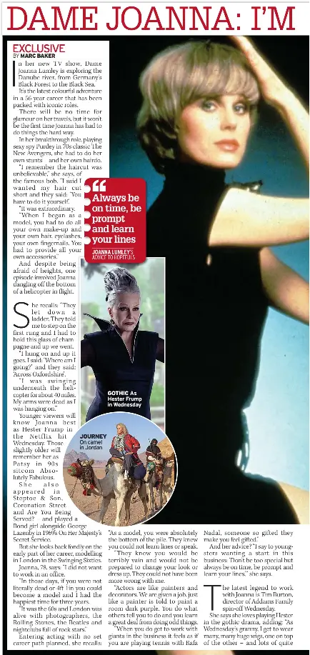 The Purdey cut was unbelievab­le... I was told to do it myself ...