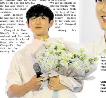 Park Chan-yeol: ‘Being genuine is real beauty’ - PressReader