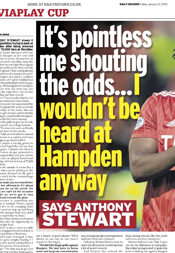 It’s pointless me shouting the odds...I wouldn’t be heard at Hampden anyway - PressReader