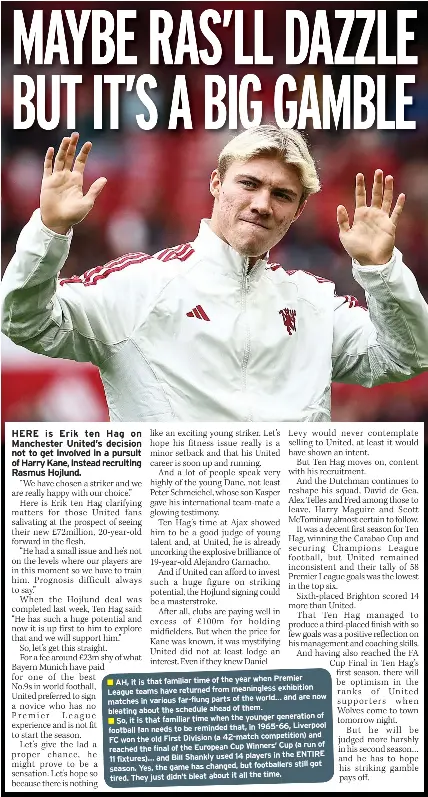 MAYBE RAS’LL DAZZLE BUT IT’S A BIG GAMBLE - PressReader