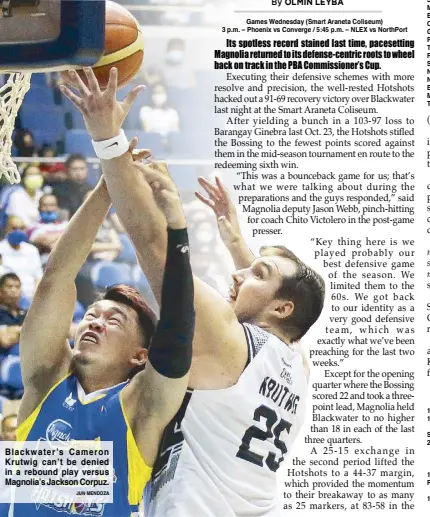 HOTSHOTS CLAMP DOWN ON BOSSING - PressReader