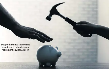 Consider everything else before you resort to cashing in pension ...