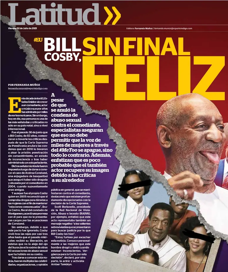 Bill Cosby, sin final feliz - PressReader