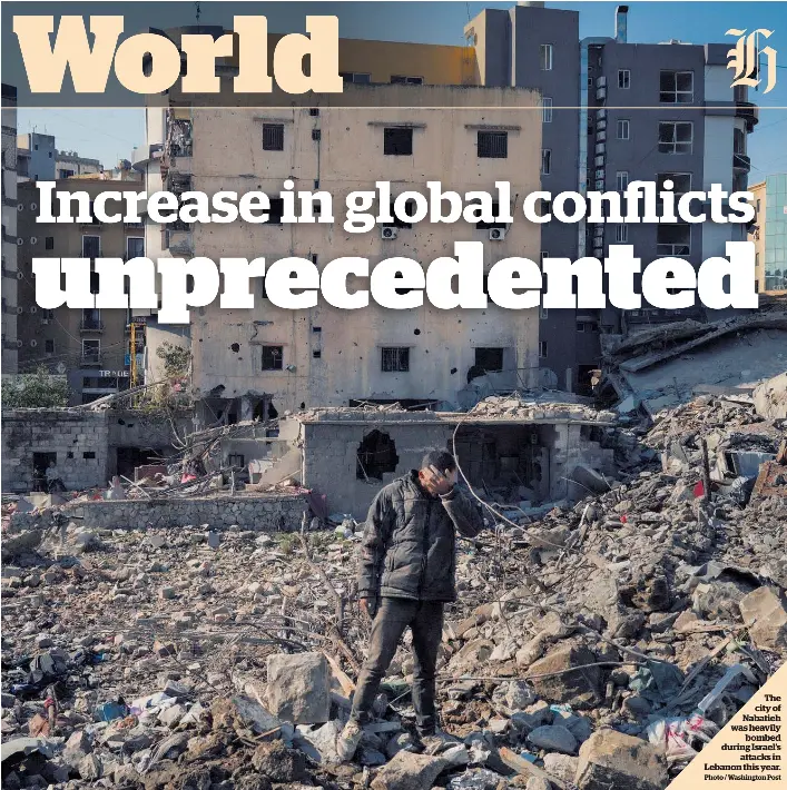 Increase in global conflicts unpreceden­ted - PressReader