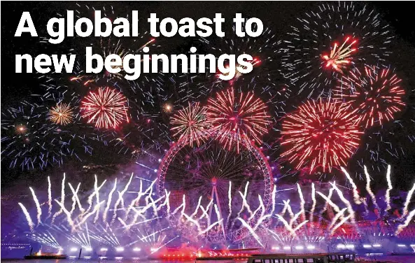 A global toast to new beginnings - PressReader