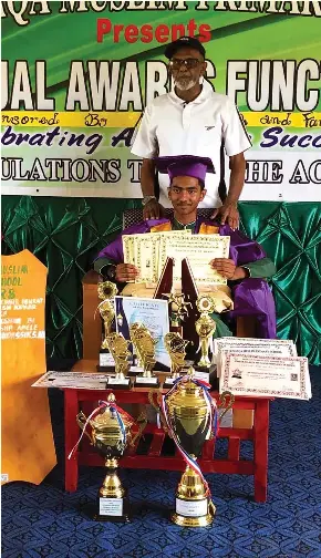 Ali Claims Top Honours at School Awards - PressReader