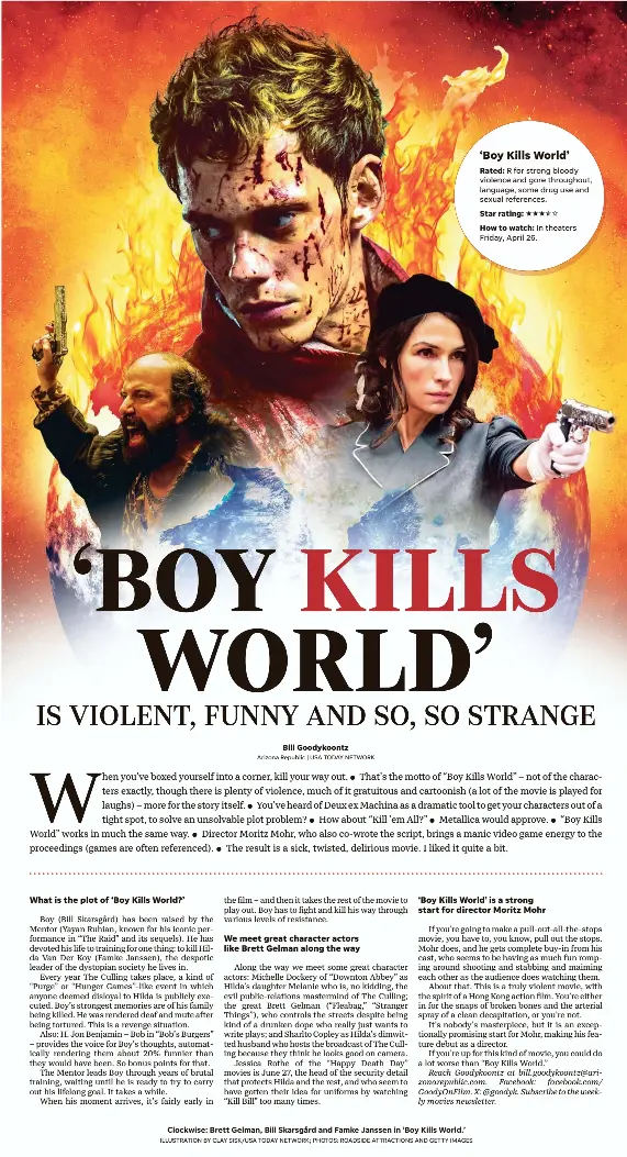 ‘BOY KILLS WORLD’ IS VIOLENT, FUNNY AND SO, SO STRANGE - PressReader