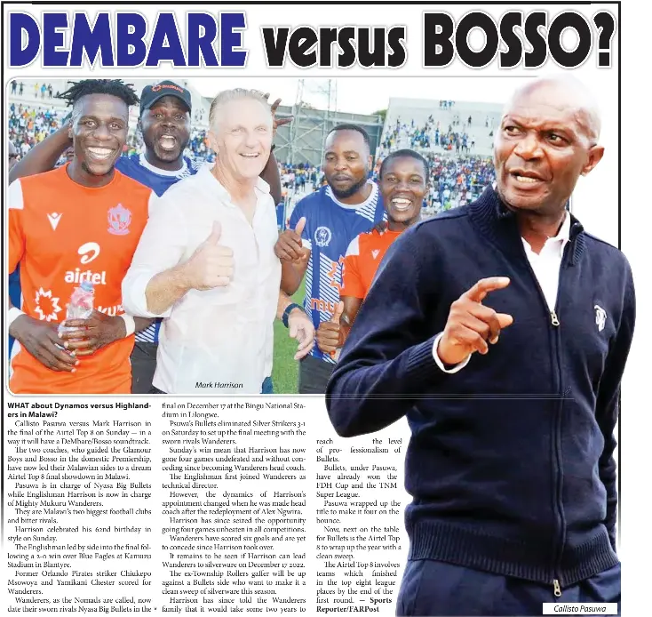 DEMBARE versus BOSSO? - PressReader