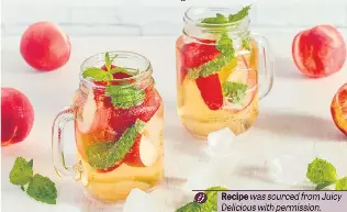 How to can peaches Simple nectarine mojito - PressReader