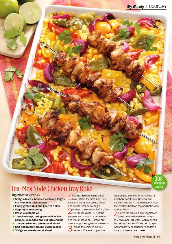Tex-Mex Style Chicken Tray Bake - PressReader