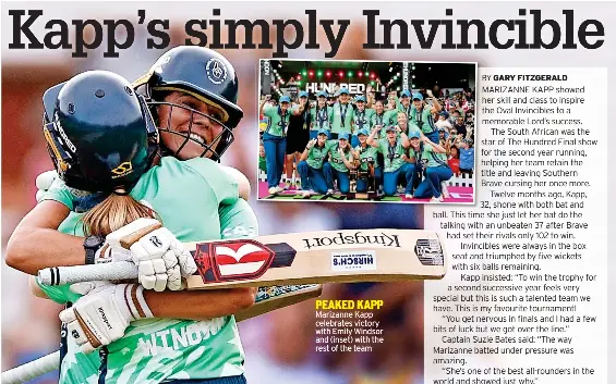 Kapp’s simply Invincible - PressReader