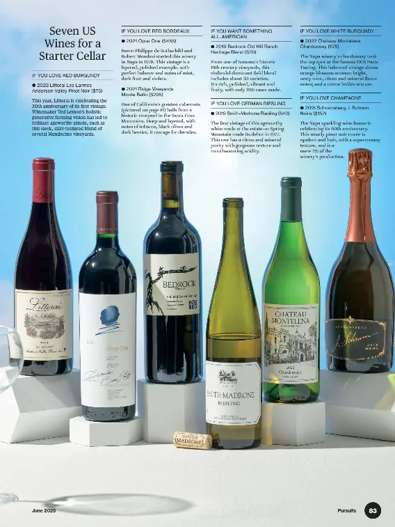 Seven US Wines for a Starter Cellar - PressReader