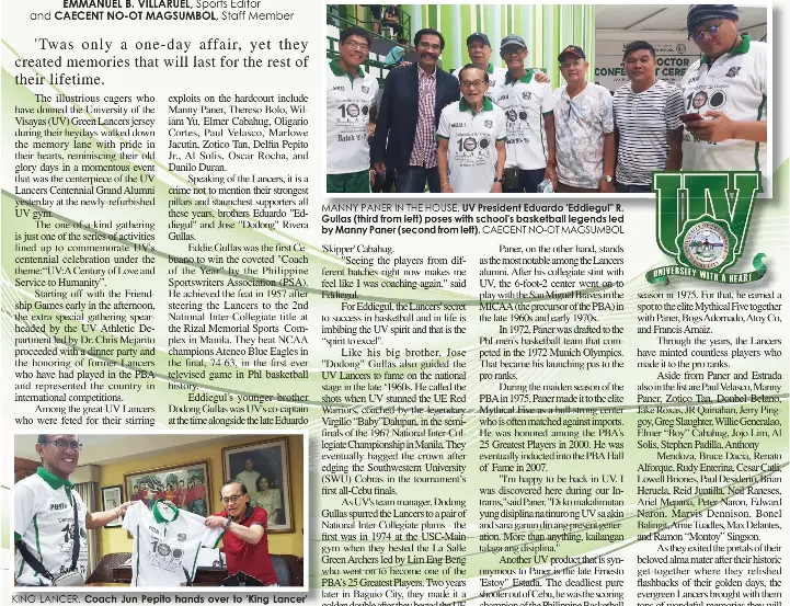 UV Lancers of old relive glory days - PressReader