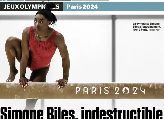 Simone Biles, indestruct­ible - PressReader