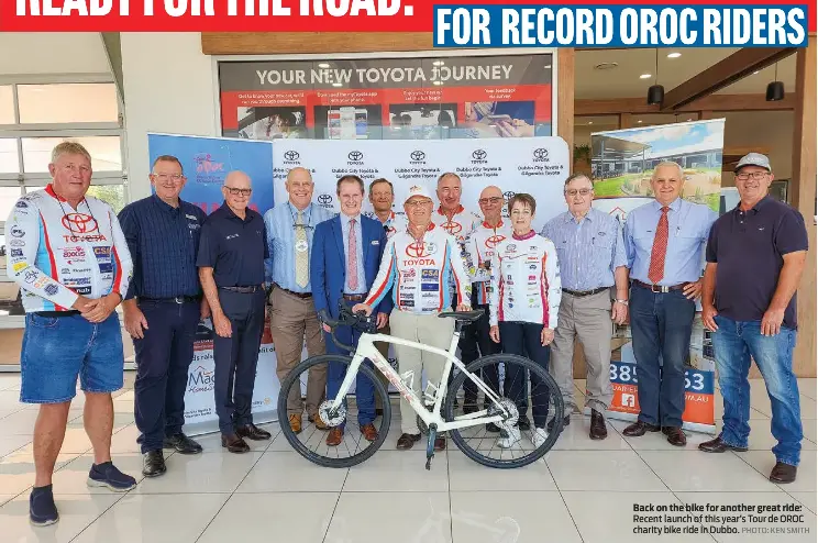Ready for the road: Tour launch aiming for record OROC riders - PressReader