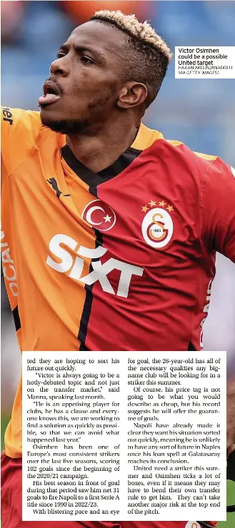 Palmer ‘close’ to United move - PressReader