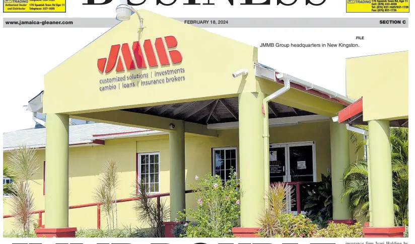 JMMB DOUBLE WINDFALL - PressReader