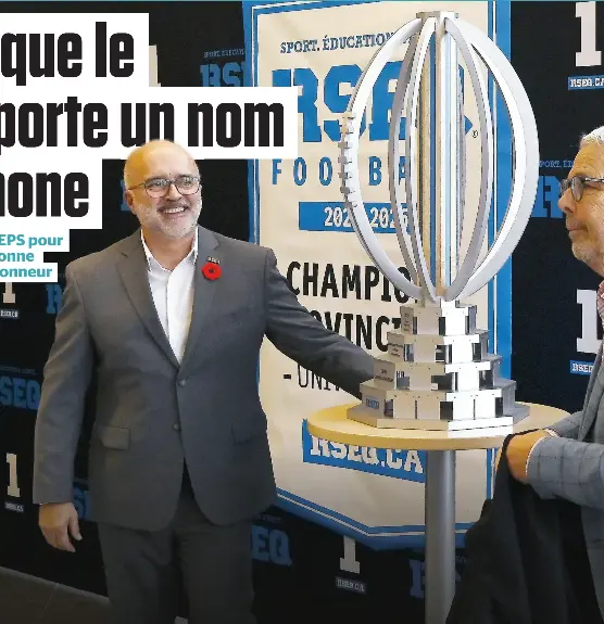 Heureux que le trophée porte un nom francophon­e - PressReader
