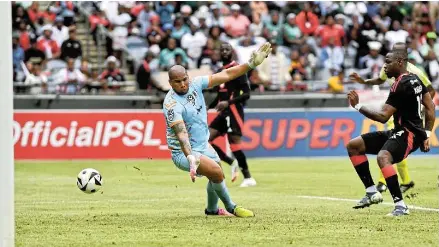 Mabasa hat-trick keeps Bucs’ treble hopes alive - PressReader