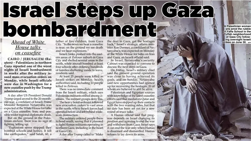 Israel steps up Gaza bombardmen­t - PressReader