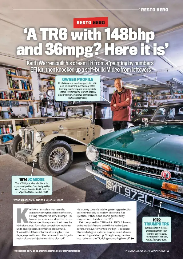 RESTORING & ENJOYING Resto Hero: Triumph TR6 EFI Two classics given a ...