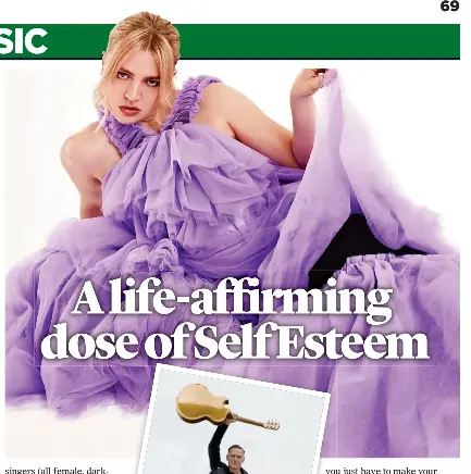 A life-affirming dose of Self Esteem - PressReader