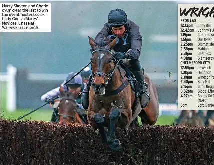 Cherie d’Am is taken to triumph in Towton Chase - PressReader