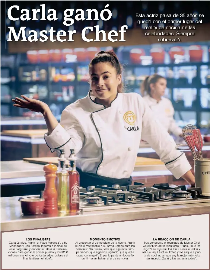 Carla ganó Master Chef - PressReader