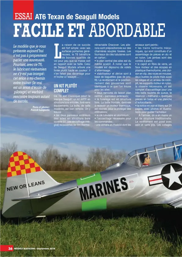 AT6 TEXAN DE SEAGULL MODELS - PressReader