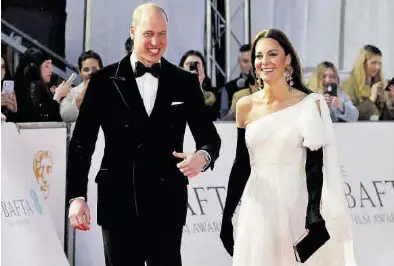 Guillermo y Kate, cómplices en los Bafta - PressReader
