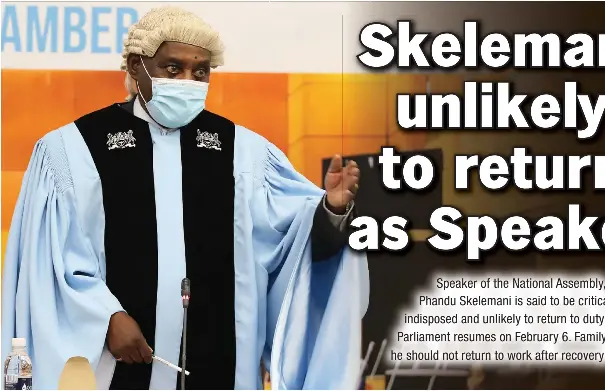 Skelemani unlikely to return as Speaker - PressReader