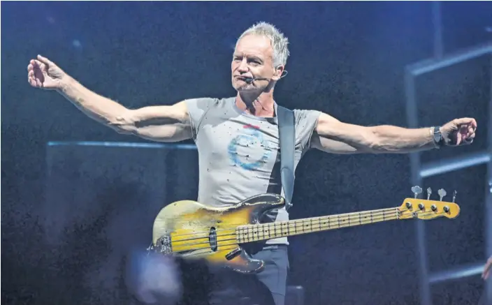 Sting je u Areni pokazao zavidnu formu – kako glazbenu tako i fizičku - PressReader