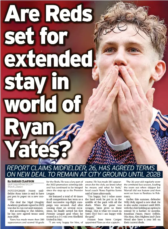 Are Reds set for extended stay in world of Ryan Yates? - PressReader