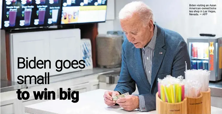 Biden goes small to win big - PressReader