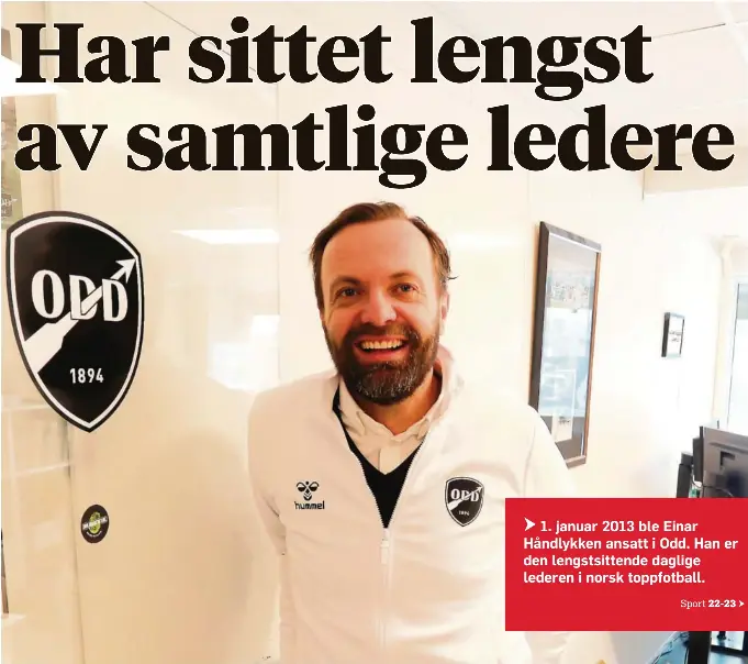 Har sittet lengst av samtlige ledere - PressReader