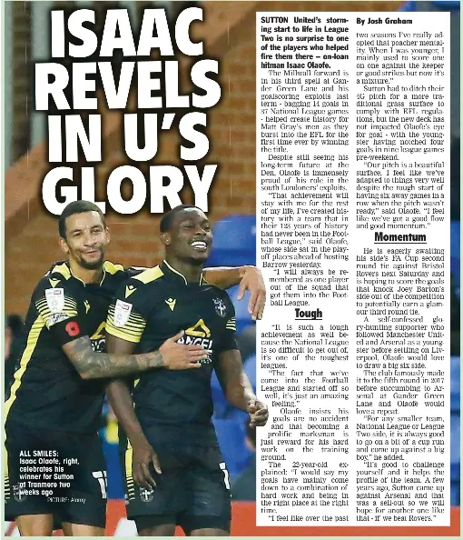 ISAAC REVELS IN U’S GLORY - PressReader