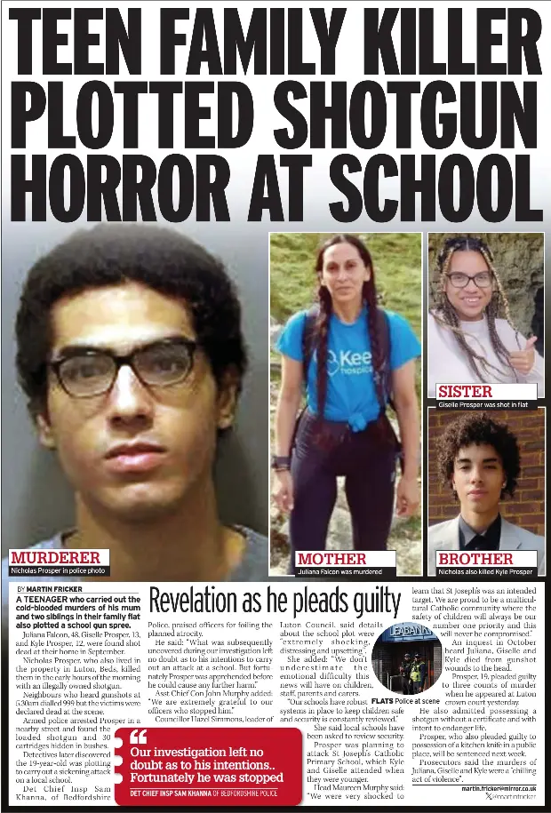 TEEN FAMILY KILLER PLOTTED SHOTGUN HORROR AT SCHOOL - PressReader