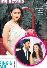 Alia Bhatt reveals Ranbir Kapoor’s proposal and wedding details - PressReader