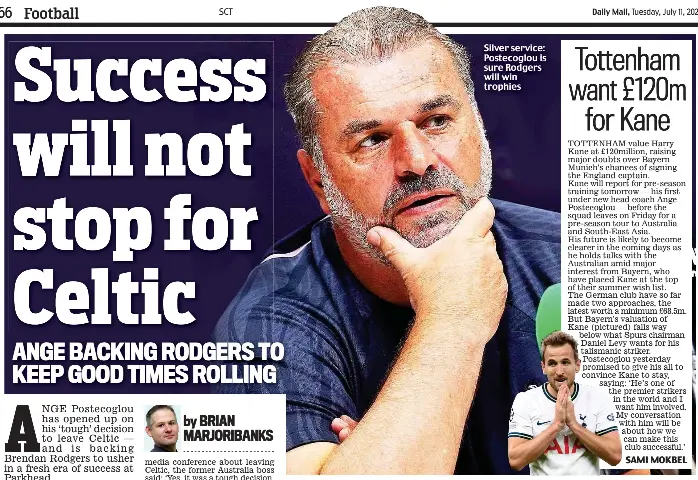 Success will not stop for Celtic - PressReader