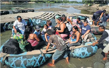 Cruzar el río Suchiate, una esperanza de vida - PressReader