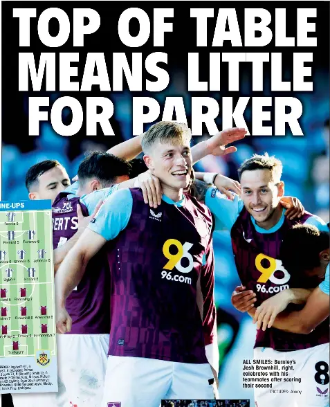 TOP OF TABLE MEANS LITTLE FOR PARKER - PressReader