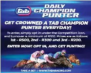 Fourie to end Greyville meeting with pride - PressReader