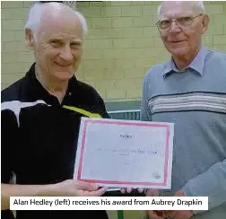 Prize guy Hedley a table-topper! - PressReader