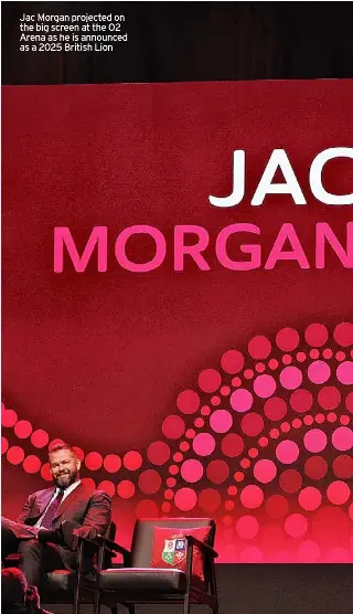 Morgan admits he he learned of Lions - PressReader