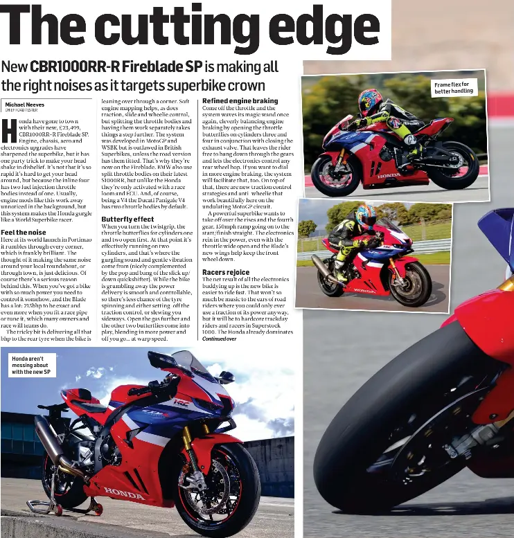 The cutting edge CBR1000RR-R Fireblade SP - PressReader