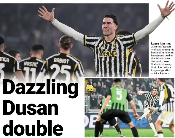 Dazzling Dusan double - PressReader