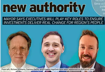 Three directors appointed to top team running East Midlands’ new ...